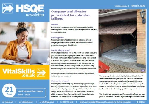 HSQE Newsletter March 2023 - HSQE