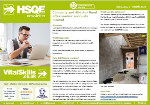 HSQE Newsletter March 2024 - HSQE